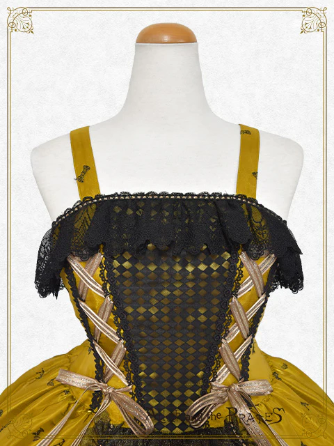 Chess Game of Destiny ~Queen~ Embroidery JSK, Neck Corset, & Arm Cover ...