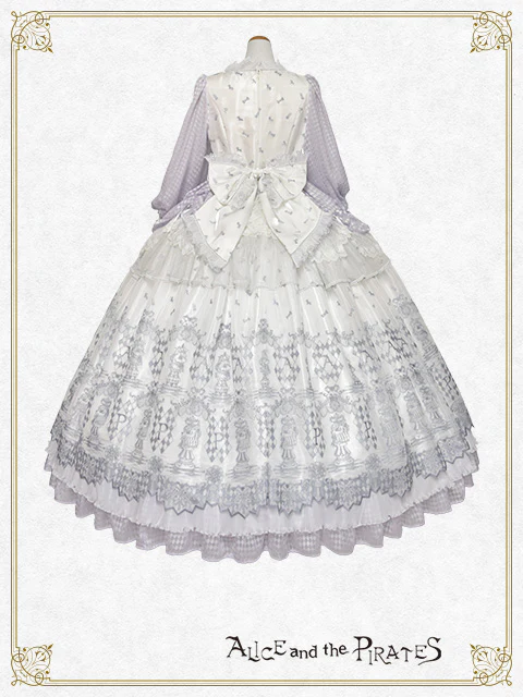 Chess Game of Destiny ~Queen~ Embroidery OP & Neck Corset Set [build to ...