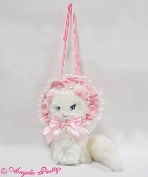 Whimsical Cat Stuffed Pouch (2015 3rd Release) by Angelic Pretty