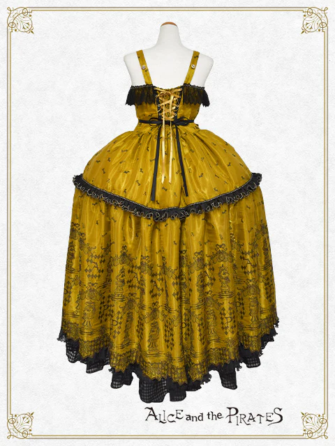 Chess Game of Destiny ~Queen~ Embroidery JSK, Neck Corset, & Arm Cover ...