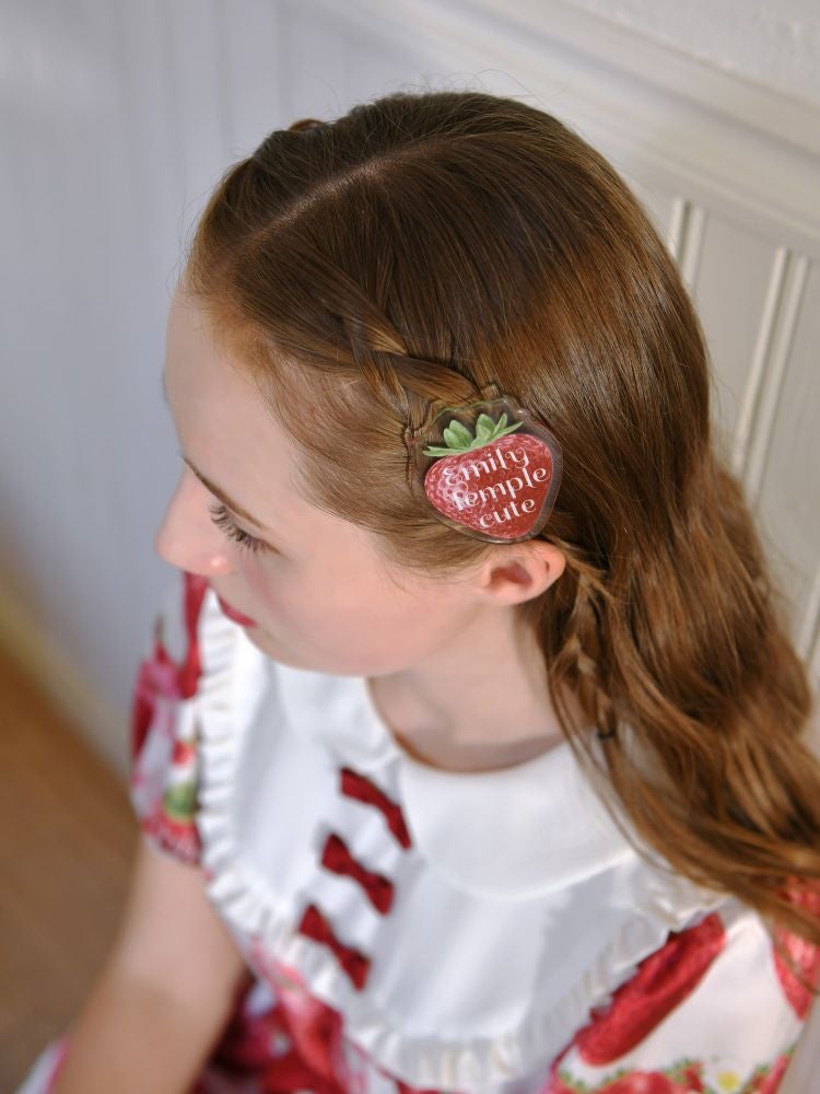 Twin Strawberry Clip by Emily Temple Cute