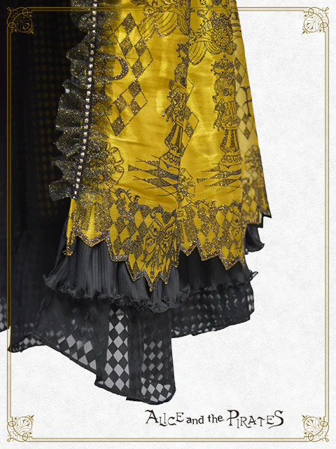 Chess Game of Destiny ~Queen~ Embroidery JSK, Neck Corset, & Arm Cover ...